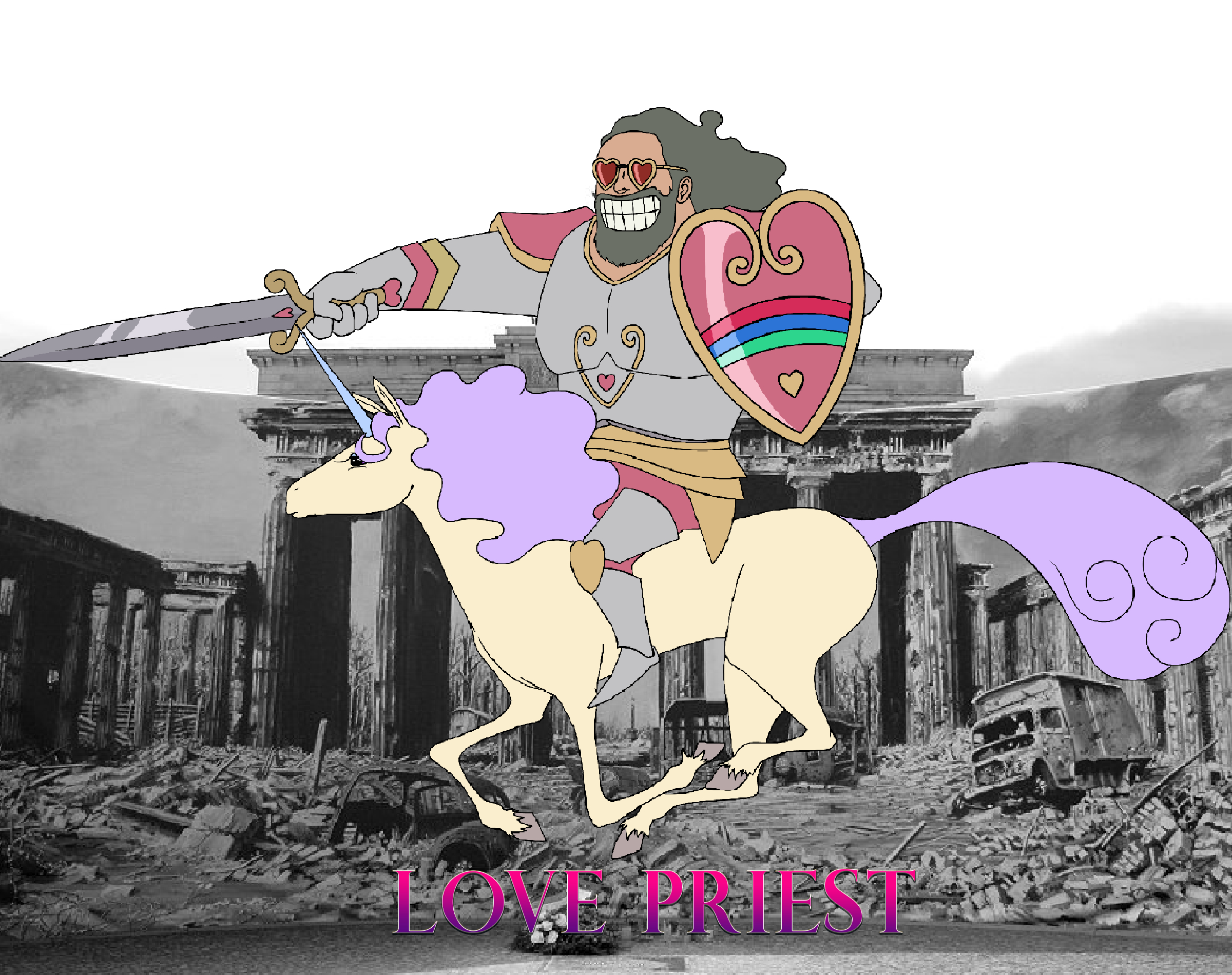 Love Priest Mousepad | Timm Kellner Onlineshop